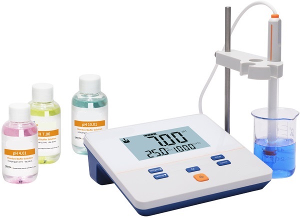 PH10E Lab pH Meter: ±0.01 pH, NIST Buffers, MTC